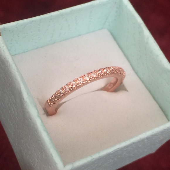 Jewelry | Rose Gold Cz Ring 7 New | Poshmark